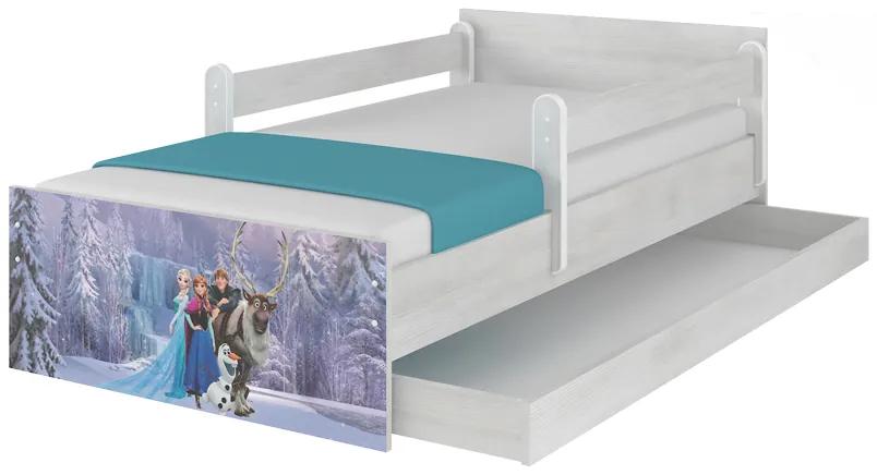 MAXMAX Dětská postel MAX se šuplíkem Disney - FROZEN II 200x90 cm