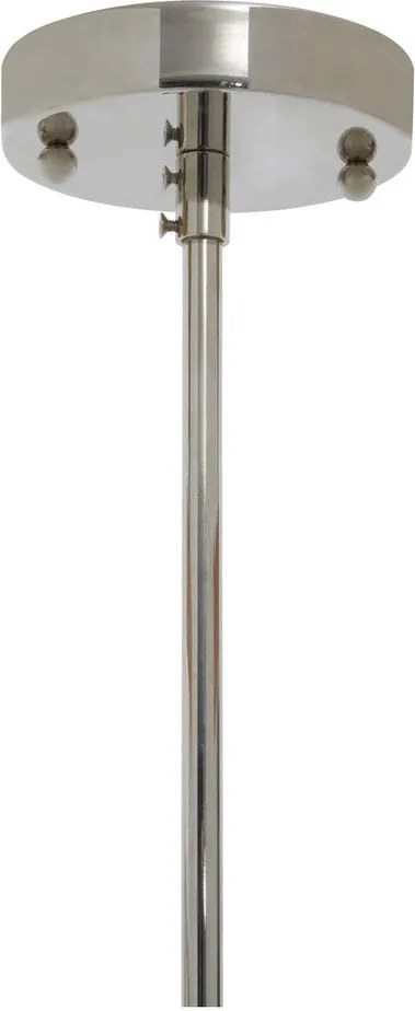 Kovové závěsné svítidlo ve stříbrné barvě se skleněným stínidlem ø 27 cm Ritz – Premier Housewares