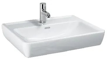 Laufen Pro - Umyvadlo, 55x48 cm, 1 otvor pro baterii, s LCC, bílá H8189514001041