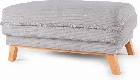 Světle šedá manšestrová podnožka Tori – Bonami Selection