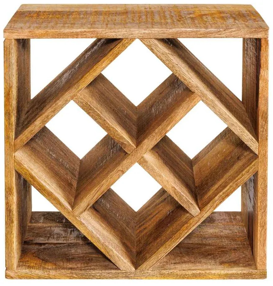 Regál na víno Louis 40 cm mango
