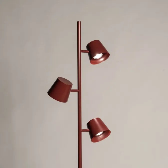 Stojací lampa Snap Fosca Red Trio