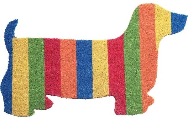 Door Mat Rainbow Dog