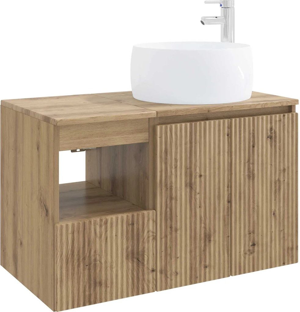Sada koupelnového nábytku 2 ks Dub artisan Kompozitní dřevo 3404103