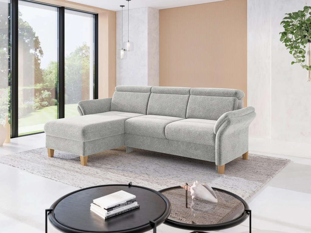 XXXLutz ROHOVÁ SEDAČKA, textil, světle šedá Sit & More - Sedací soupravy - 000144025790