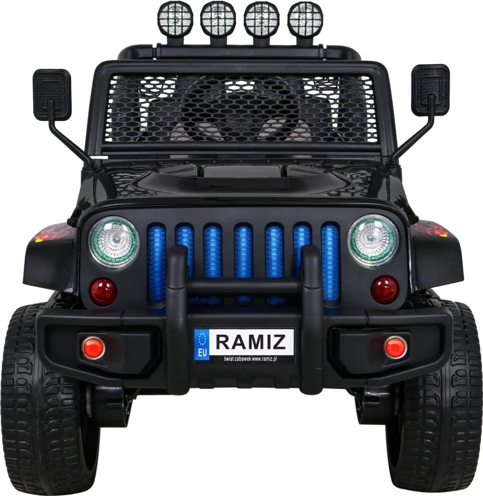 Ramiz Terénní autíčko Raptor Drifter plameny + ovladač + pohon 4x4 + úložný prostor + pozvolný rozjezd + MP3 LED