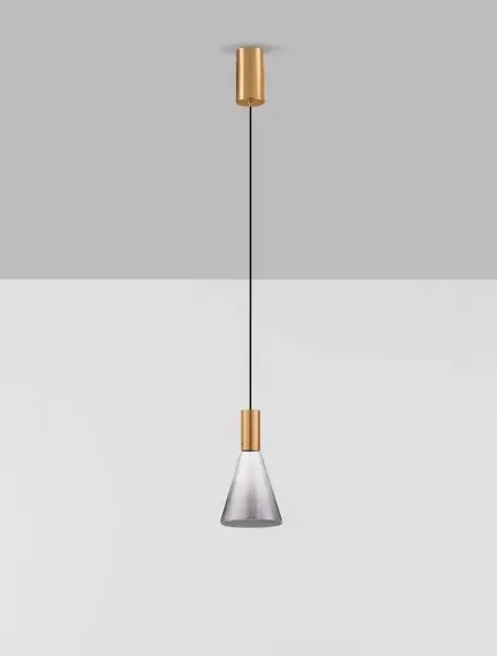 Designový lustr Voi 1 B Šedá