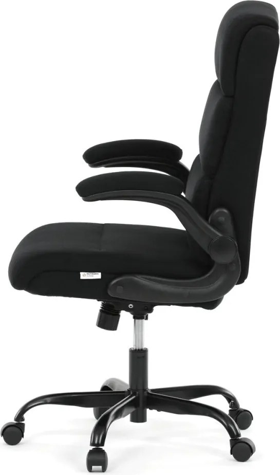 Kancelářské křeslo KA-K3104 BK, houpací mechanismus, černá látka (67 x 68) cm černá
