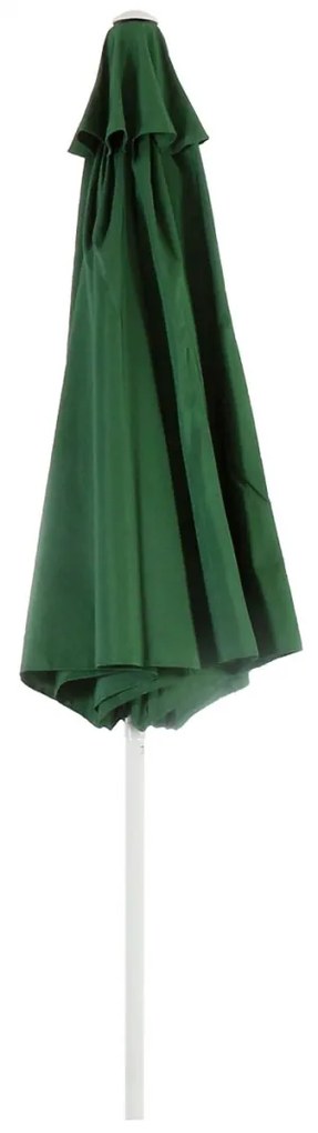 Slunečník N19 Ø 3m sklopný polyester/hliník - zelený