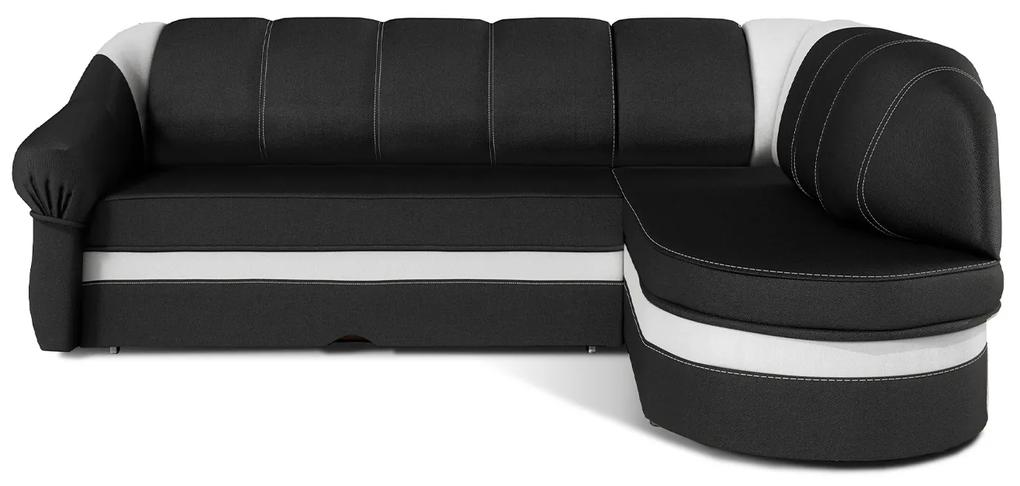 Eltap Rohová sedací souprava Benano Materiál a barva potahu: Soft 11, Soft 17 - černá, Orientace: pravá