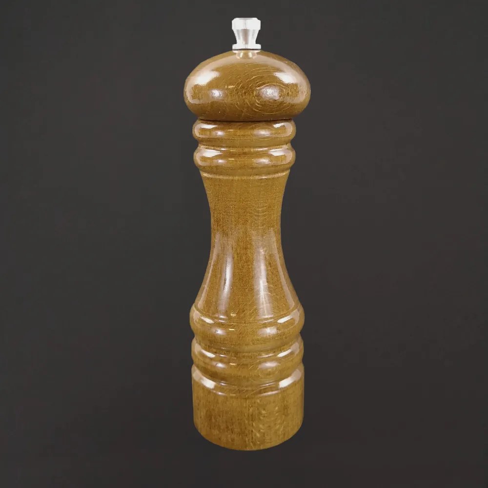 AMADEA Dřevěný mlýnek na koření tmavé dřevo, 18 cm