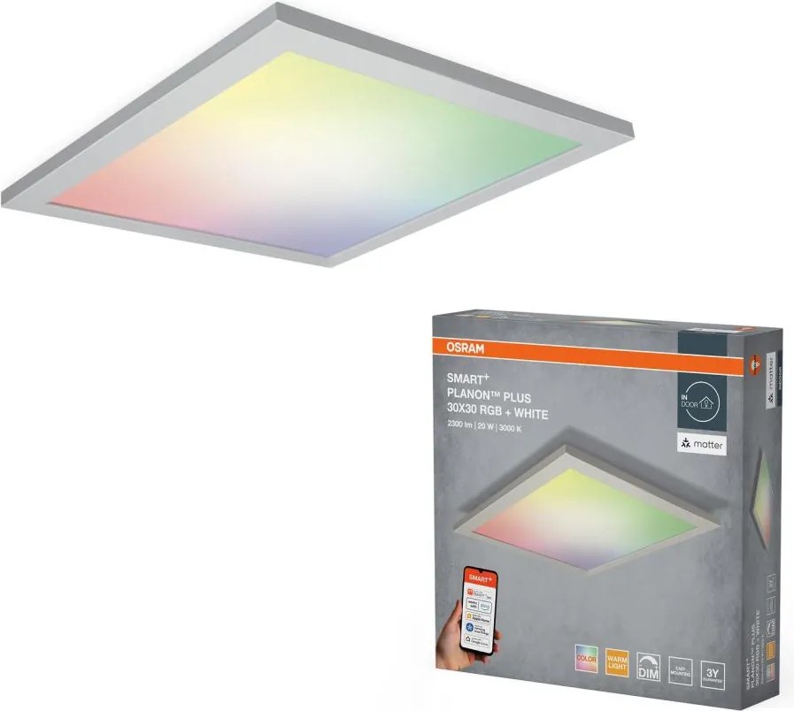 Osram - LED RGBW Stmívatelné stropní svítidlo SMART+ PLANON LED/20W/230V