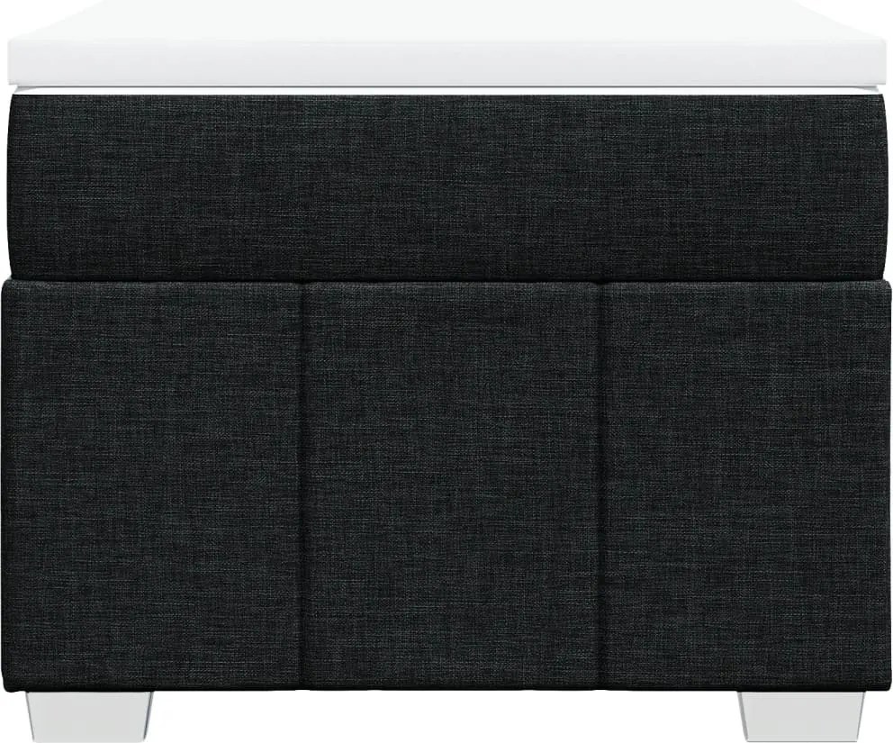 Box spring postel s matrací černá 90x200 cm textil 3285444