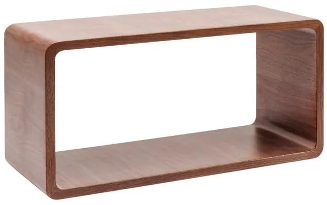 Konferenční stolek z ořechového dřeva Kare Design Cube