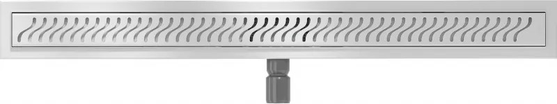 Mexen Flat nerezový sprchový žlab 100 cm vzor M09, 1028100-15