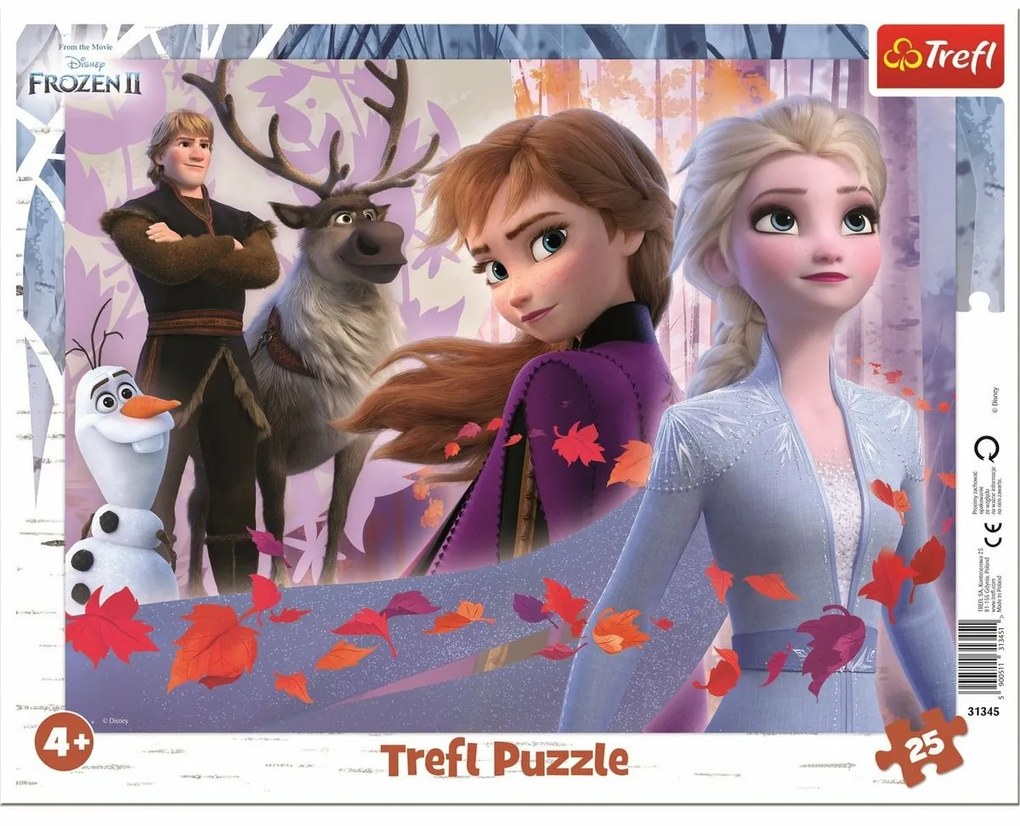 Trefl Puzzle Ledové království Dobrodružství, 25 dílků