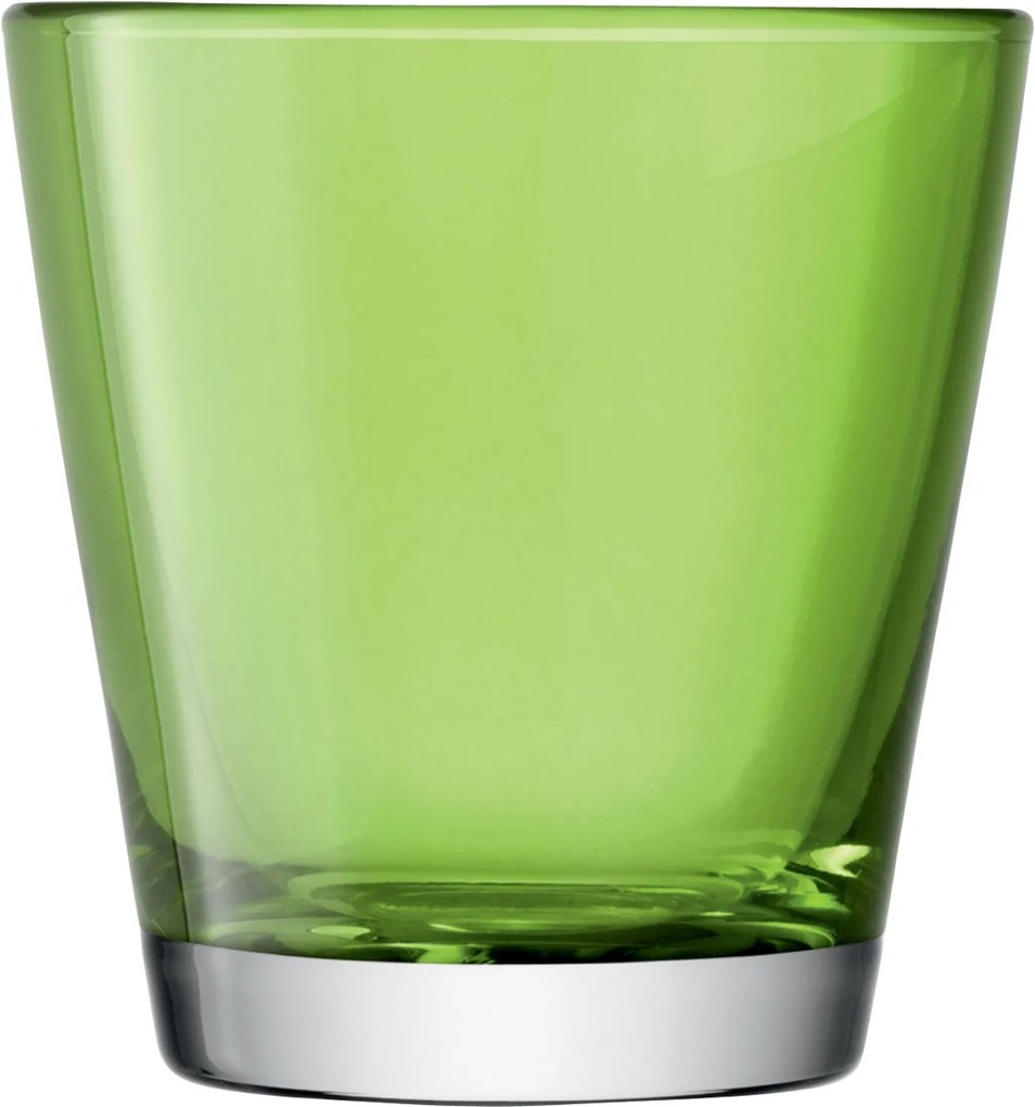 LSA Asher sklenice zelená, 340ml, Handmade