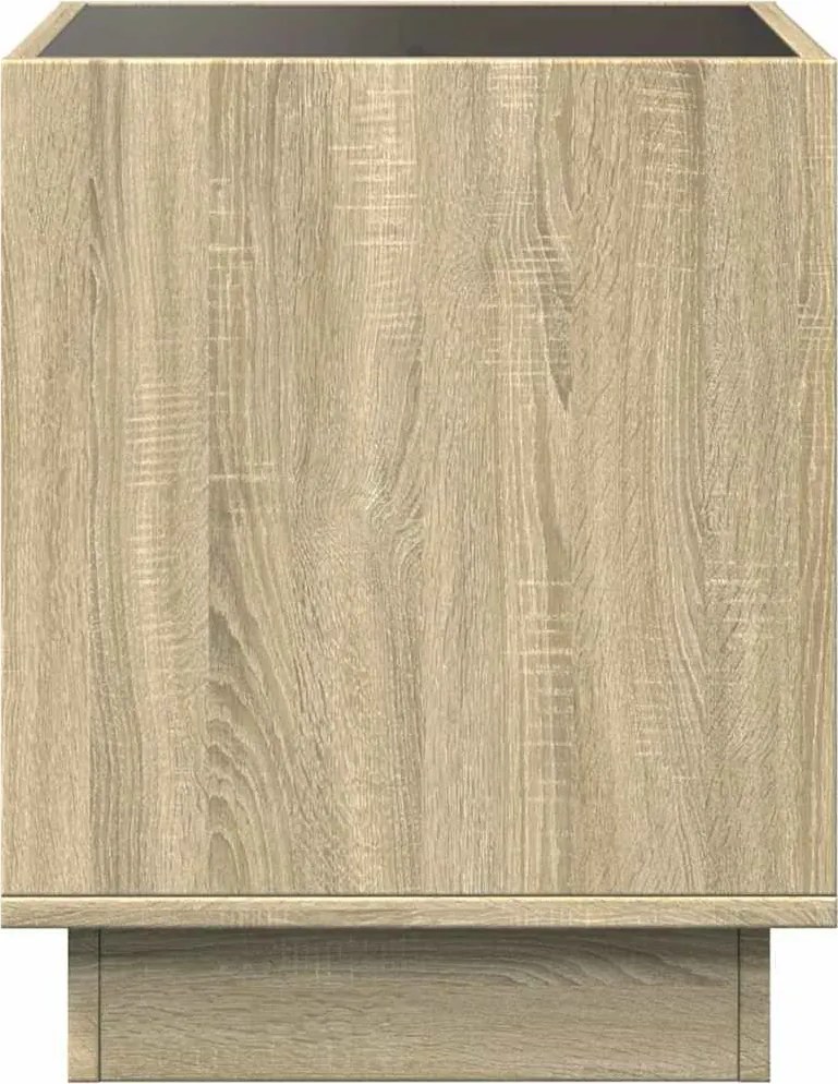 Noční stolek s Infinity LED dub sonoma 50 x 50 x 50 cm 3284086