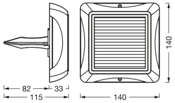 Ledvance - LED Solární lampa ENDURA STYLE SOLAR LED/1,2W/3,7V IP65