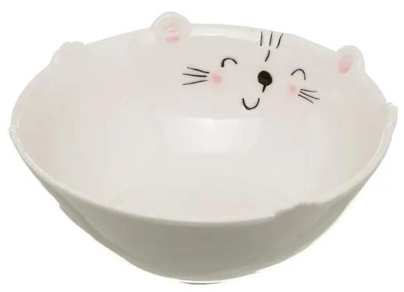 Bílá porcelánová miska Unimasa Kitty, ⌀ 11,9 cm