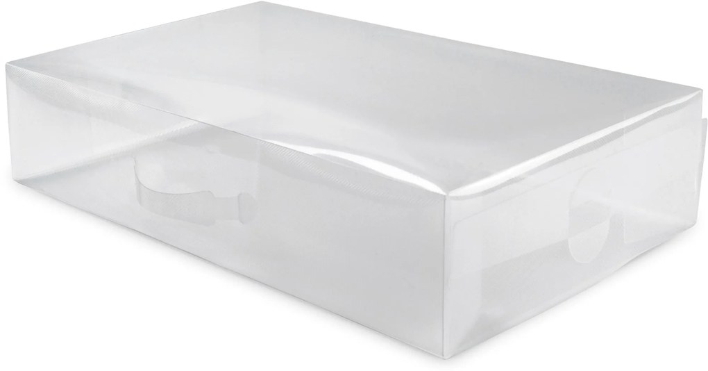 Transparentní úložný box na vysoké boty "kozačky" compactor - 30 x 52 x 11 cm