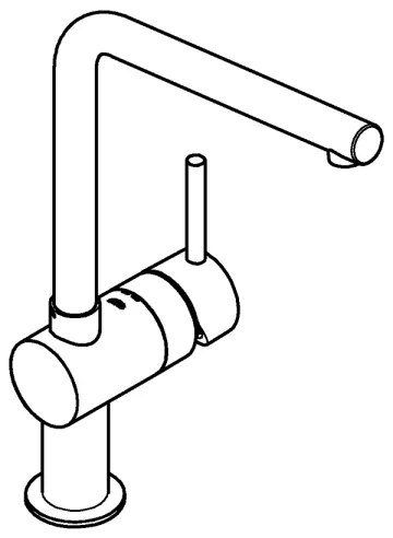 GROHE 31375000 - Dřezová baterie A 360 mm lesklý chrom