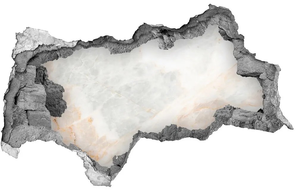 Wallmuralia Díra 3D fototapeta nálepka Mramor 95x73 cm