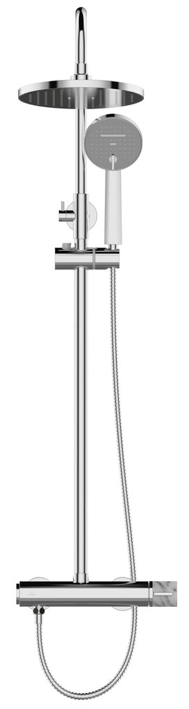 Invena Stone Plus, sprchová souprava s termostatickou baterií, chromová, INV-AU-P3-001-V