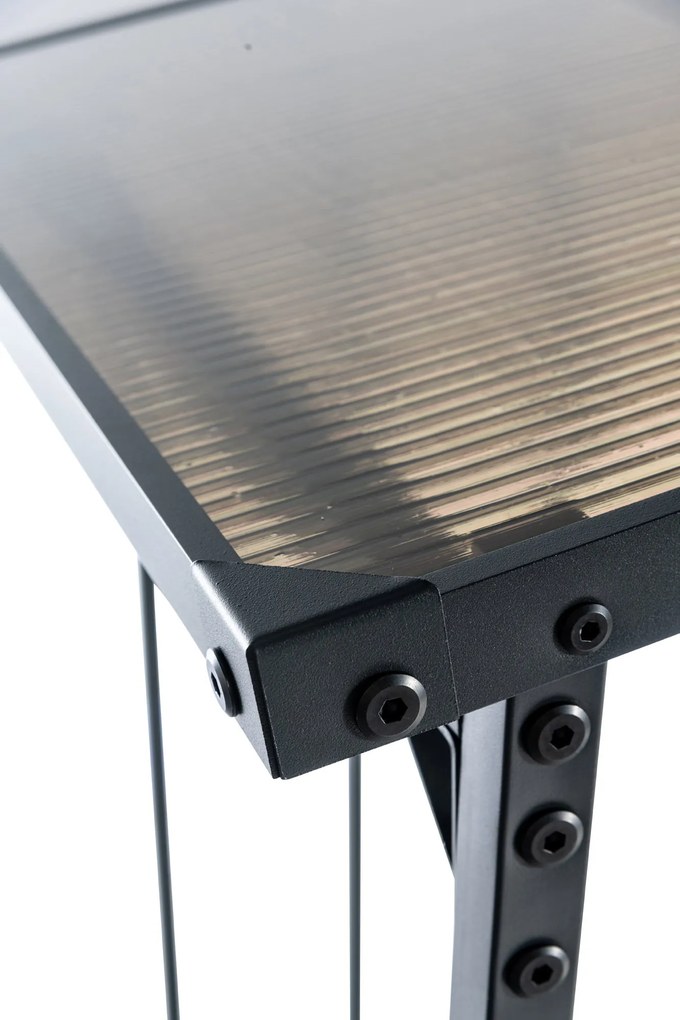 Přístřešek na palivové dřevo Ruston Aluminium L – antracitová