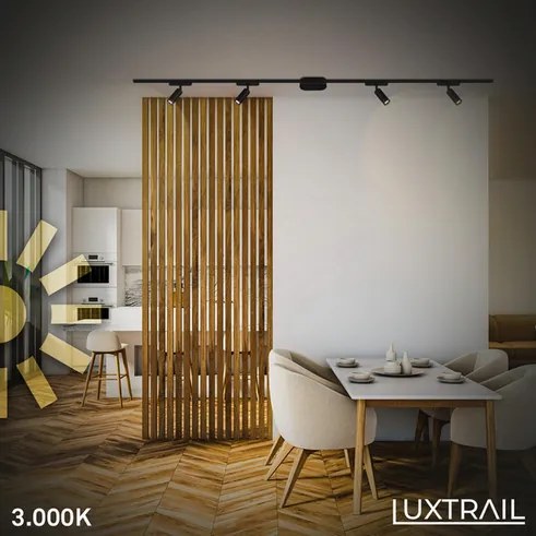 Lištové LED svítidlo BRILONER Luxtrail 48V spot 5W nastavitelné černá 8031015