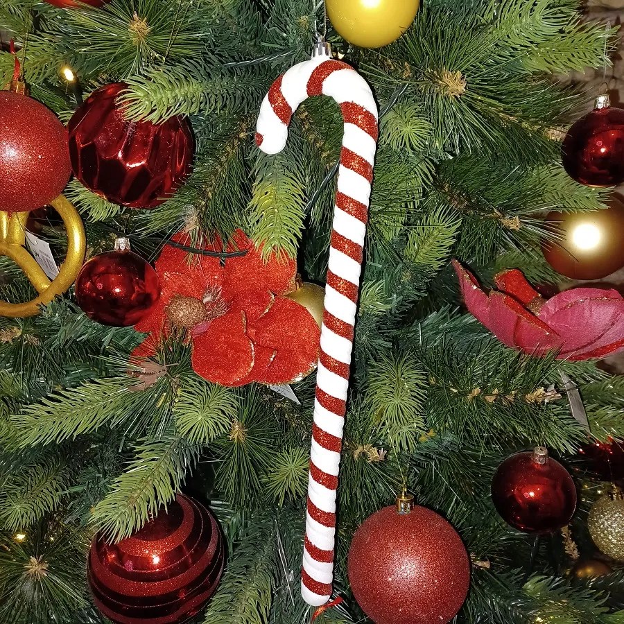 Velká vánoční ozdoba berlička, 30 cm, plast, IP44 venkovní