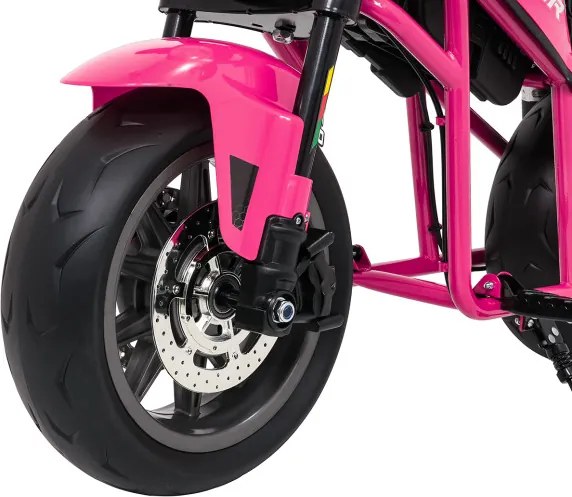 Elektrická motorka SUPERMOTO růžová
