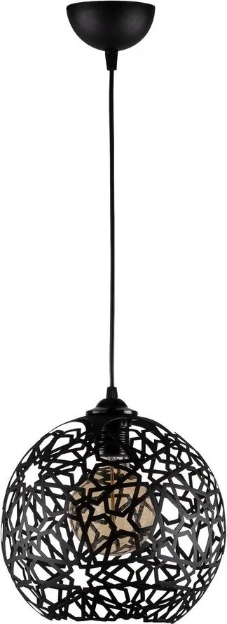 Černé závěsné svítidlo ø 25 cm Fellini – Opviq lights