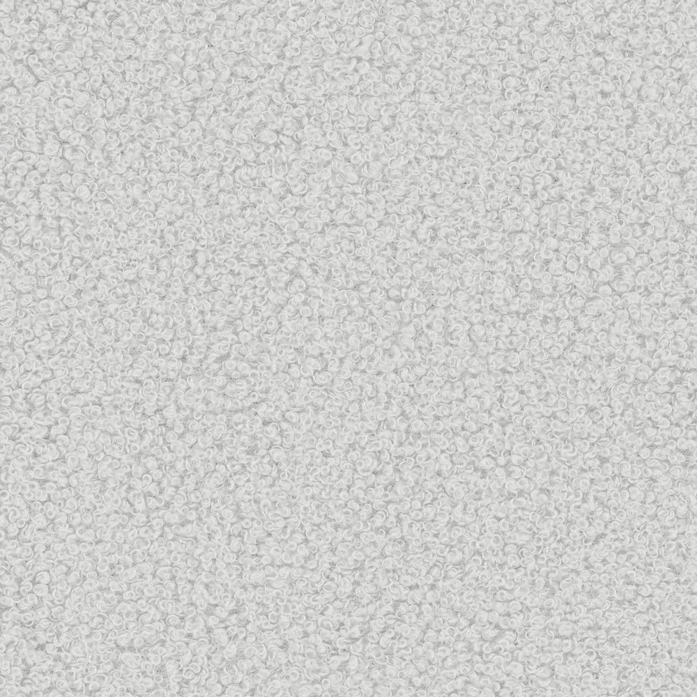 Bílé křeslo z textilie bouclé Chuck – Micadoni Home