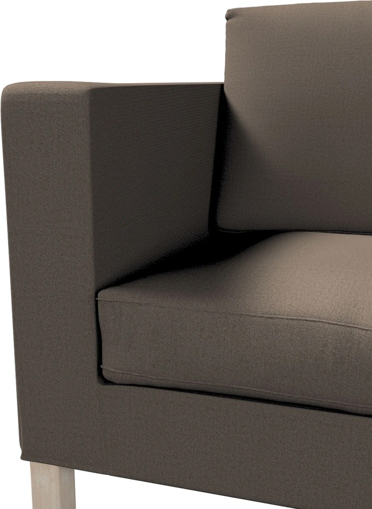 Potah na pohovku IKEA Karlanda 2-místná, krátký barva hnědá látka pletený vzor