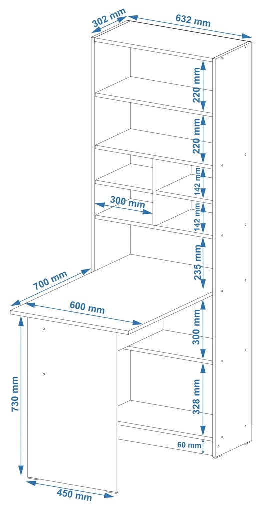 Psací stůl INTEGRAL