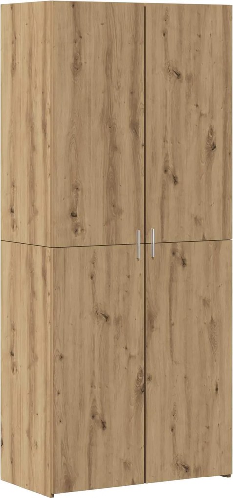 Vysoký bufet 2 ks Artisanový dub 80 x 42 x 185 cm 3365595