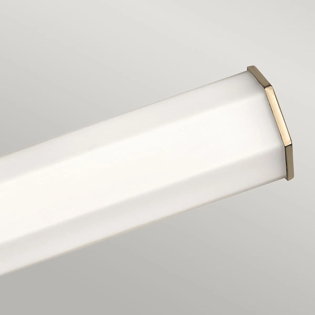 Koupelnové světlo Elstead Facet IP44 mosaz 66 cm LED 24W 2160 lm