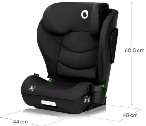 Lionelo - Autosedačka NEAL i-Size 100-150 cm Black Carbon