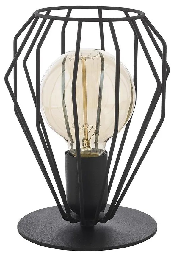 TK Lighting Stolní lampa BRYLANT BLACK 1xE27/60W/230V TK3032