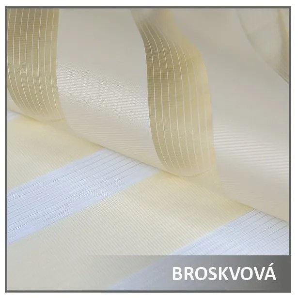 Dekodum Roleta den a noc v bílé kazetě soft, barva látky Broskvová Šířka (cm): 61, Výška (cm): Balkonová (do 200 cm), Strana mechanismu: Práva