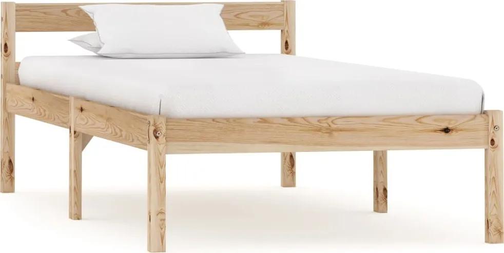 vidaXL Rám postele masivní borové dřevo 100 x 200 cm [283197] Barva: medová hnědá