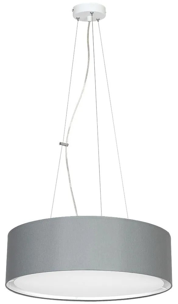 Luminex Závěsné svítidlo SHADE 2 3xE14/60W/230V šedá LU6909