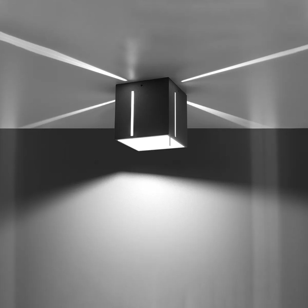 Sollux Lighting Stropní svítidlo PIXAR šedé