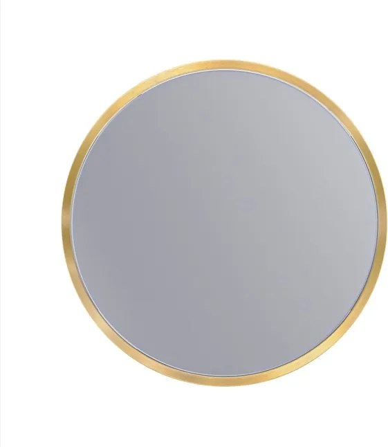 Erga Round, kulaté zrcadlo 30cm, zlatý rám, ERG-V01-ROUND-3030-GD
