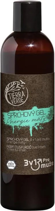 Sprchový gel 3 v 1 pro muže Energie máty 300 ml
