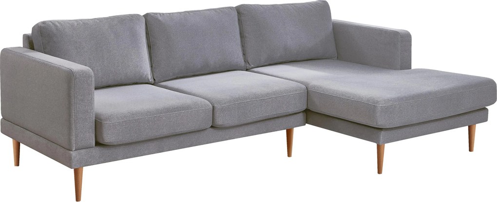 XXXLutz ROHOVÁ SEDAČKA, textil, světle šedá Carryhome - Sedací soupravy - 002157009304