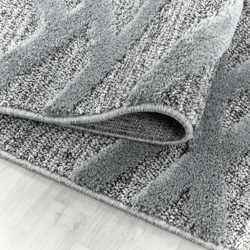 Ayyildiz koberce Kusový koberec Pisa 4706 Grey kruh - 200x200 (průměr) kruh cm