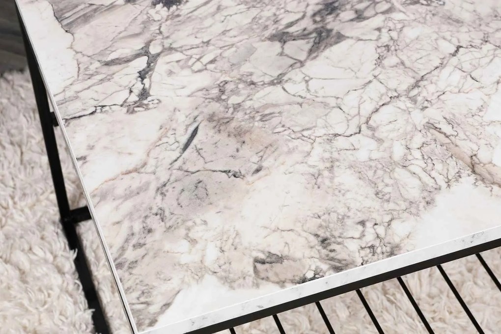 Designový konferenční stolek Galilee 95 cm bílý