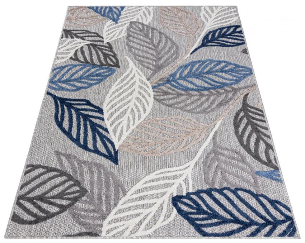 Kusový koberec Listy šedý 140x200cm